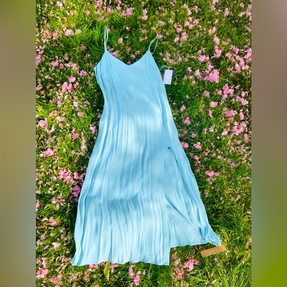 Reformation | Dresses | Reformation Sky Blue Midi Dress Size 2 | Poshmark